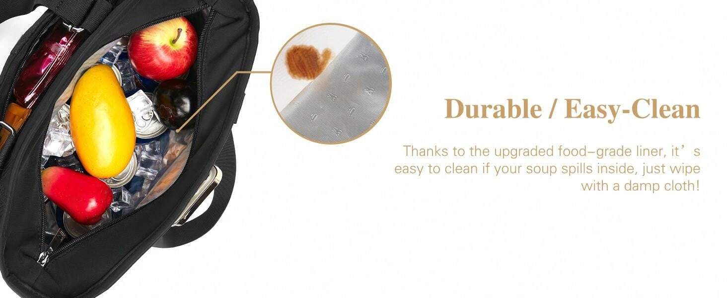 MIYCOO Lunch Bag Lunch Box Women - Leakproof Insulated Lunch Cooler Bag ...