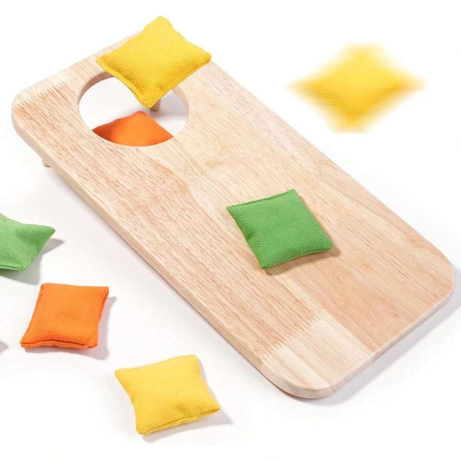 Sandbag Board Game Children's Puzzle Wooden Fun Multiplayer Interactive ...