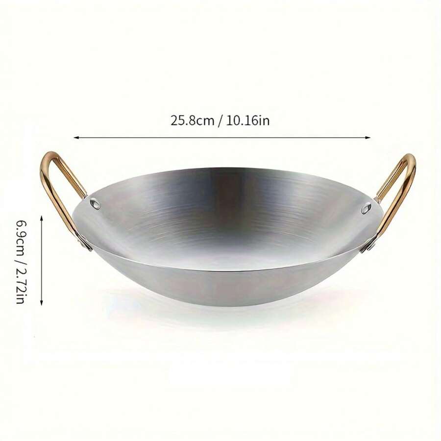 1pc Stainless Steel Dry Pot Bar Tripod Pot Pot Golden Ear Non-Stick Pot ...