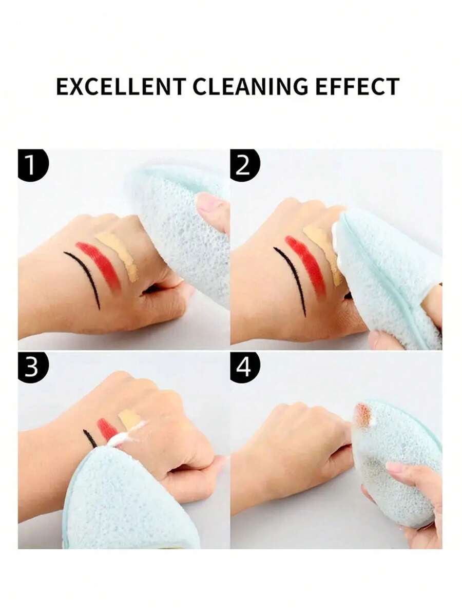 2-Piece Glove Style Facial Exfoliating Sponge For Deep Cleansing ...