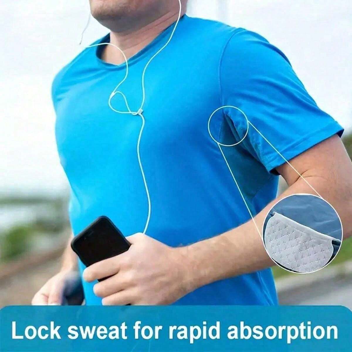 10pcs/Set Underarm Sweat Pads, Disposable Armpit Sweat-Absorbing Pads ...