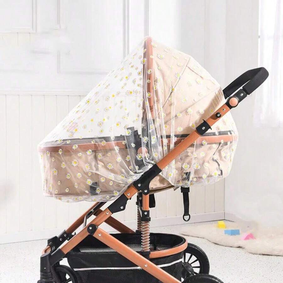 One Universal Printed Baby Stroller Mosquito Net, Full-Coverage Insect ...