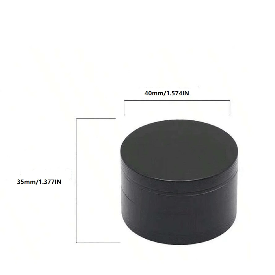 1pc AP Zinc Alloy 40mm-4parts Hand Herb Grinder Mixed Color With Custom ...