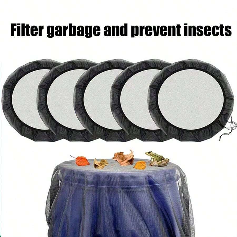 2pcs Outdoor Water Collection Bucket Net Cover, Polyester Protection ...