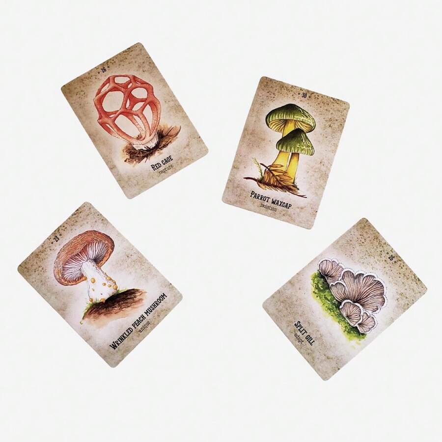 Mushroom Spirit Oracle Card Fate Divination Prophecy Card Family Party ...