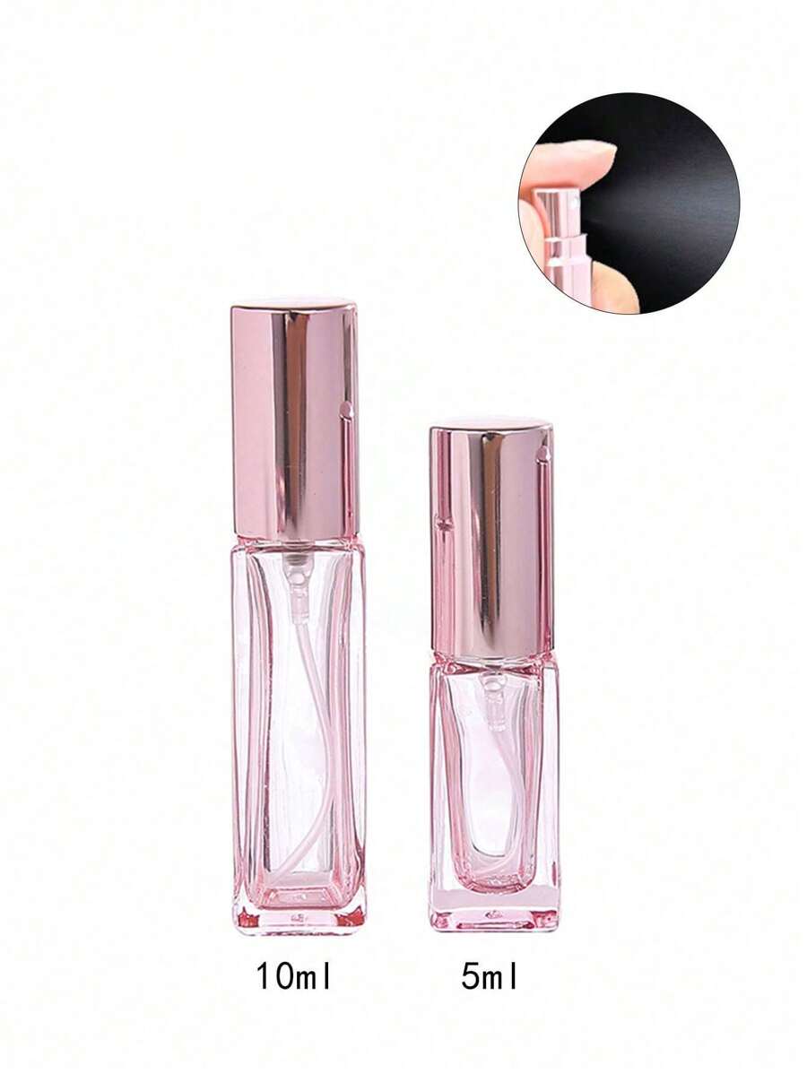 Travel Dispenser Set Perfume Dispenser Bottle Glass Push Perfume Bottle ...