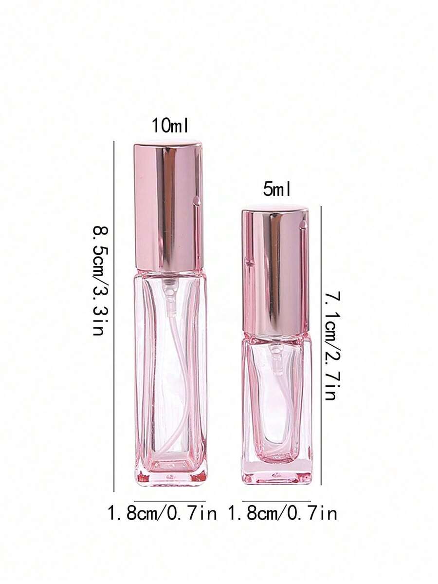 Travel Dispenser Set Perfume Dispenser Bottle Glass Push Perfume Bottle ...