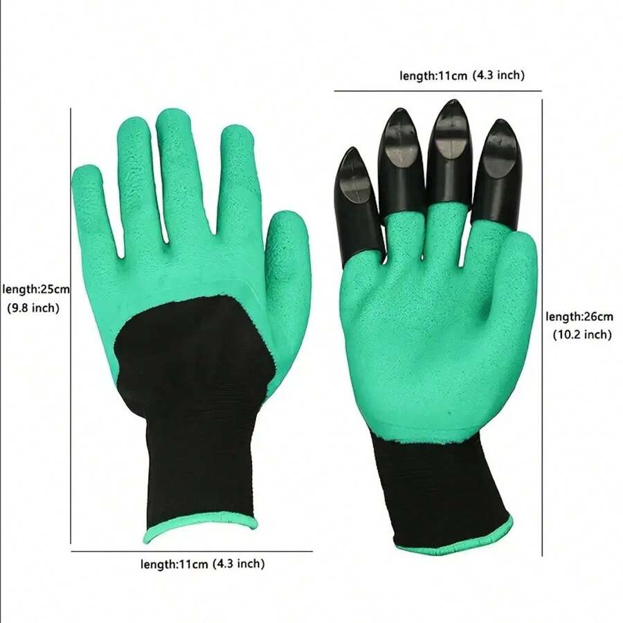 Outdoor Gardening Planting Gloves With Claws, Planting Digging Gloves ...