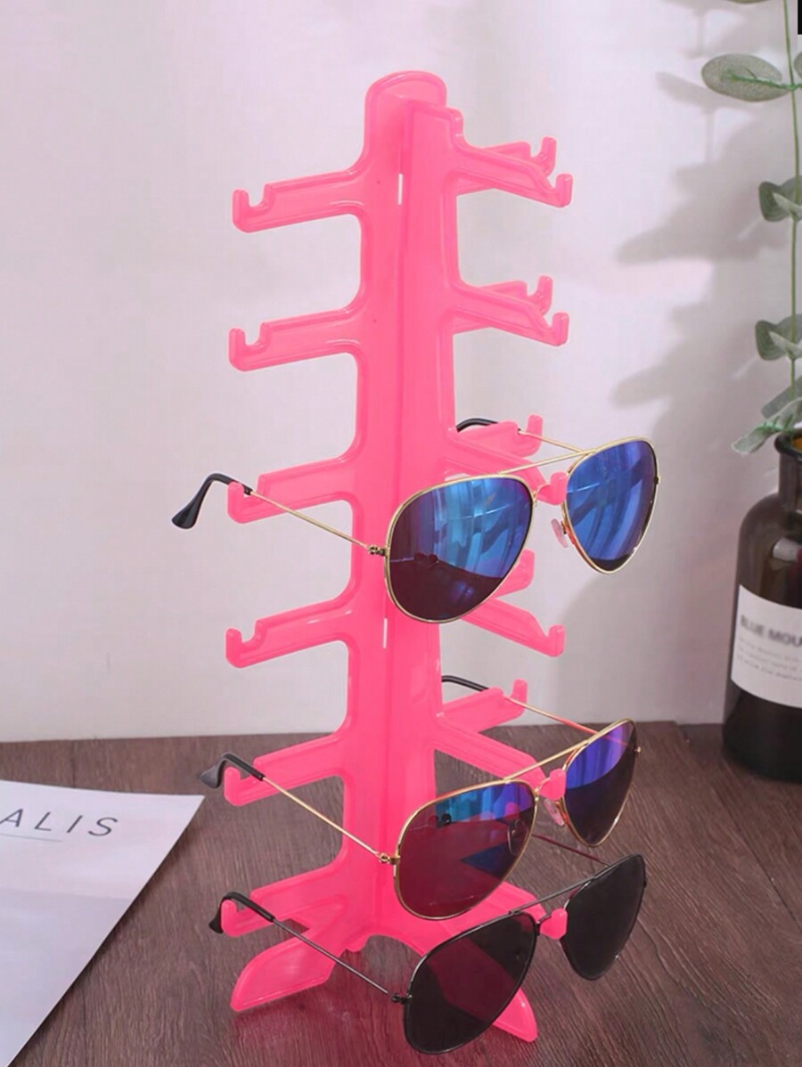 1pc Simple 6-Pair Vertical Eyeglasses Storage Rack For Men And Women ...