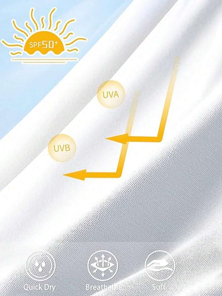 Men Sunscreen Clothing For Summer Outdoor Activities, Light-Weighted UPF50+ Protection Anti-UV ...