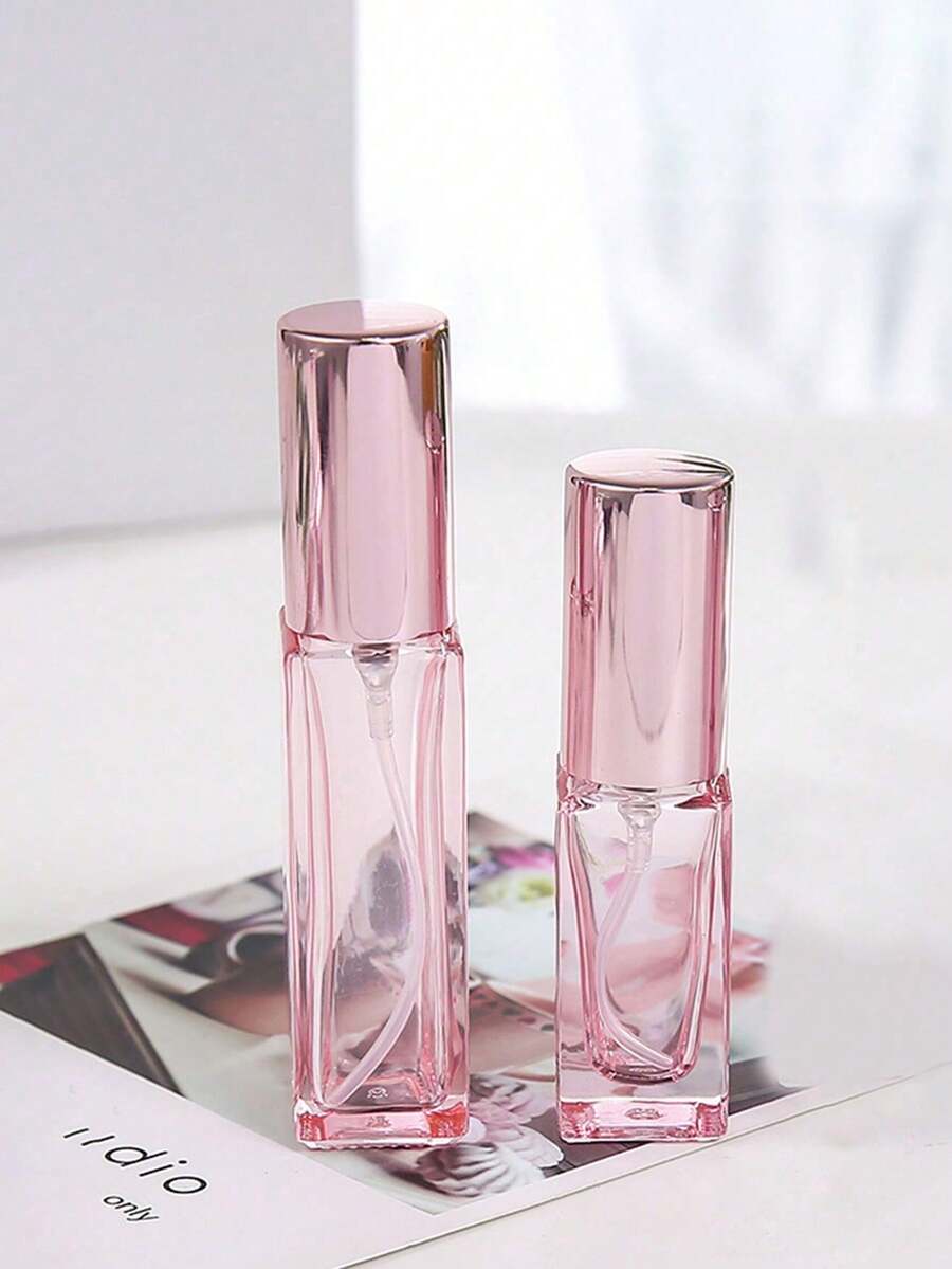 Travel Dispenser Set Perfume Dispenser Bottle Glass Push Perfume Bottle ...