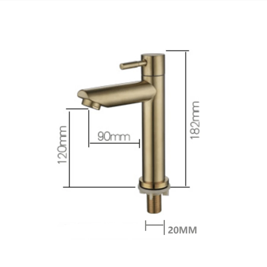Single Cold Quickly Open Type Kitchen & Basin Faucet Rust And Corrosion ...