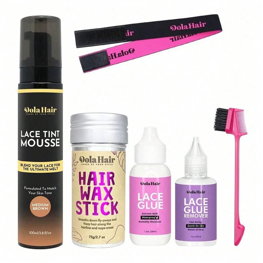 Lace Tint Melting Hair Mousse Set,3.4 Fl Oz Lace Tint Mousse For Women ...