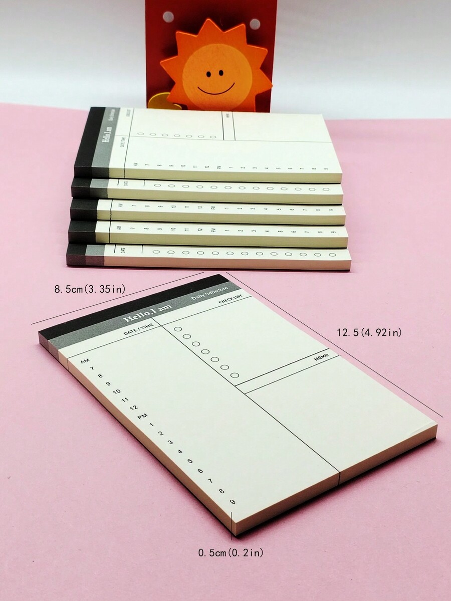 A Simple Tear-Off Business Daily & Weekly Planner Notebook, 50 Sheets ...