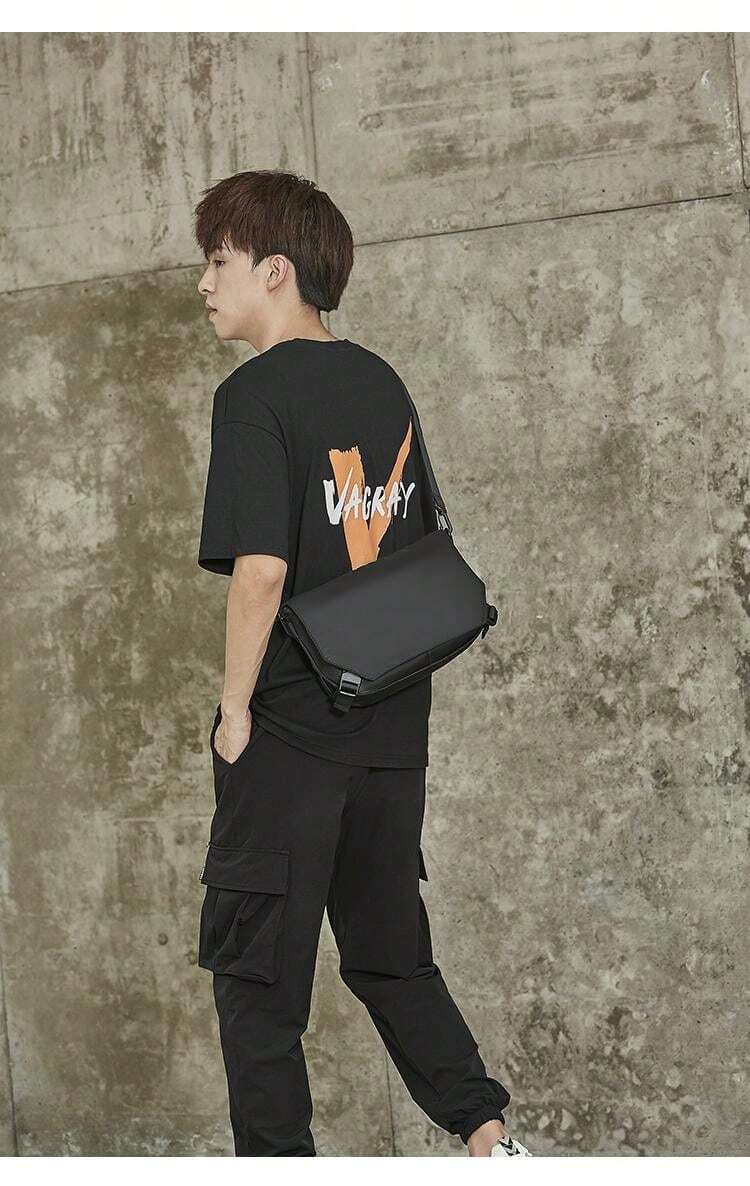 Japanese-Style Sling Bag, Trendy Men Outdoor Leisure Sports Backpack ...