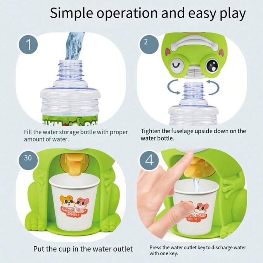 Mini Water Dispenser Toy, Can Simulate Water Dispensing, Cartoon Style ...