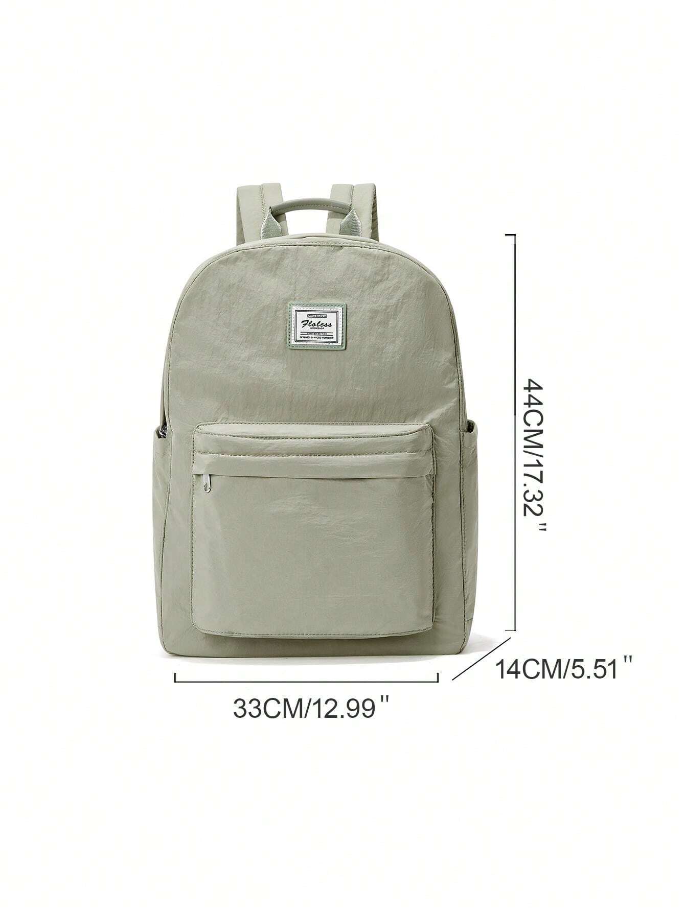 School Essential Supplies, Simple Solid Color Bookbag For Senior High ...