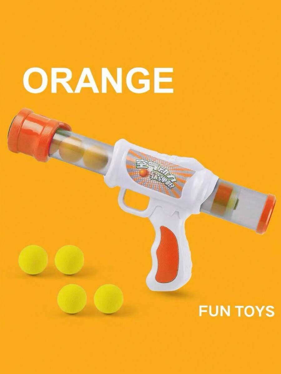 1 Set Air-Powered Soft Bullet Hand-Operated Toy Gun With Continuous ...