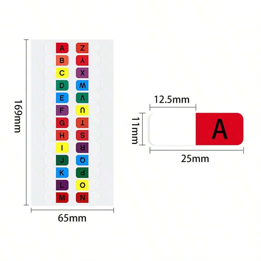 10 Sheets/Set Waterproof Colorful Student Mini Memo Pad Indexed ...