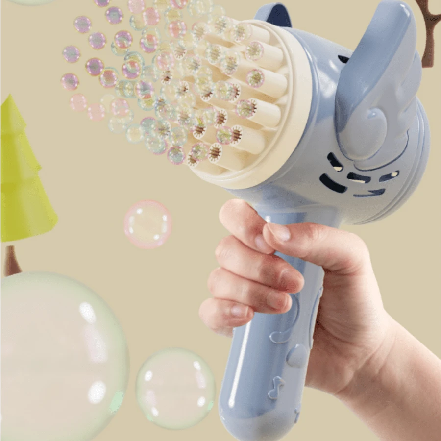 ใหม่ยอดนิยม 23-Hole Wing Bubble Hammer Gatling Bubble Blower Multi-Port ...