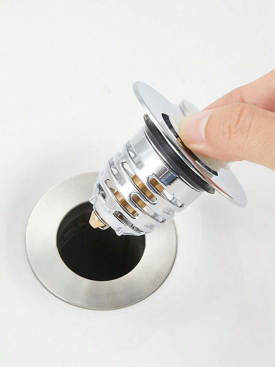 O filtro de aço inoxidável com núcleo de mola Filtro de rolha de pia ...