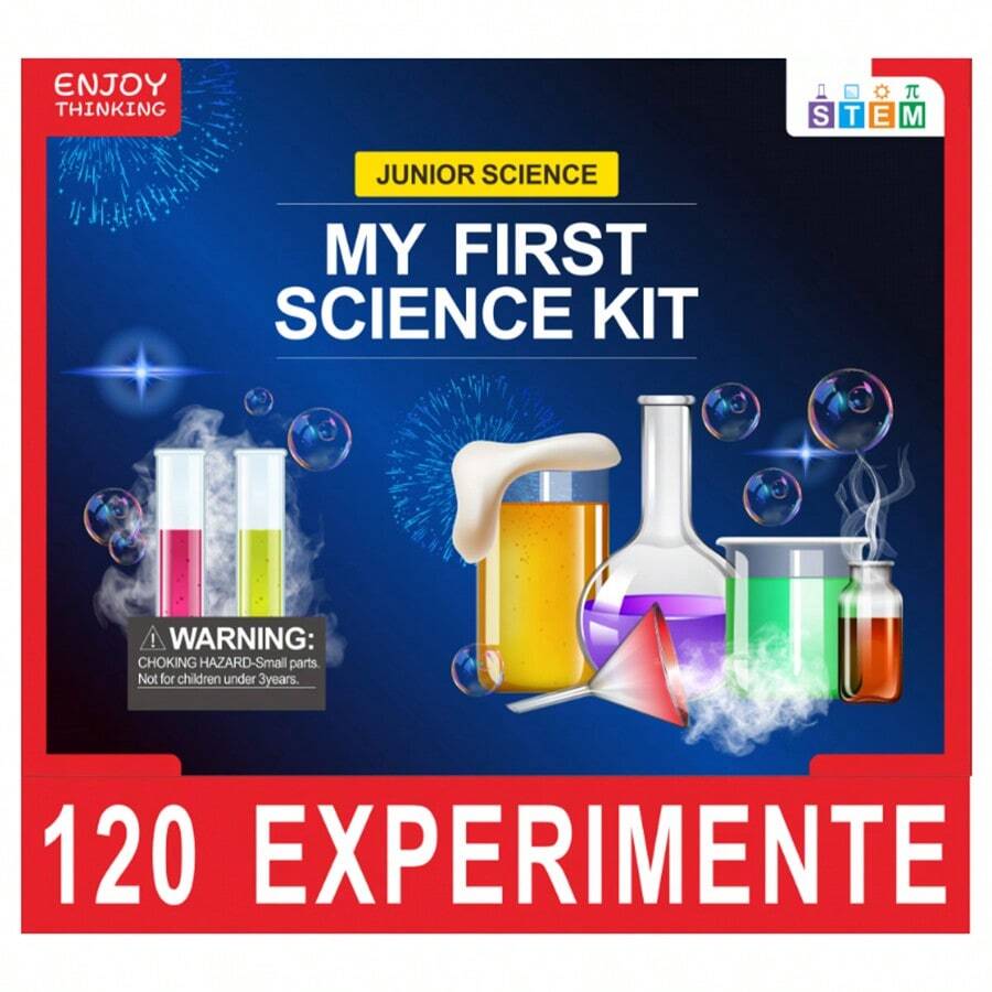 120 Pieces Science Experiment Kit For Boys And Girls, DIY STEAM ...