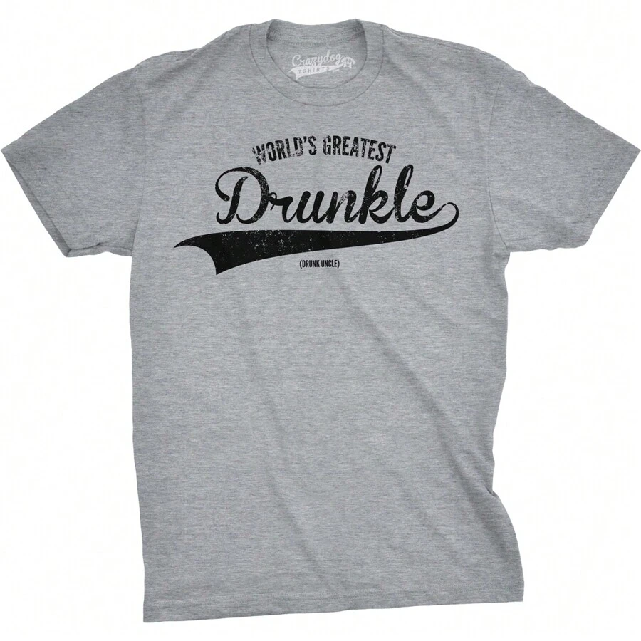 Mens Worlds Greatest Drunkle Funny Tipsy Uncle Family Sarcastic ...