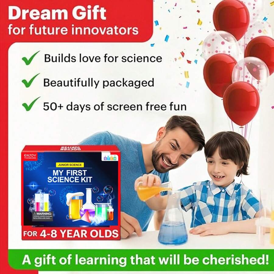 120 Pieces Science Experiment Kit For Boys And Girls, DIY STEAM ...