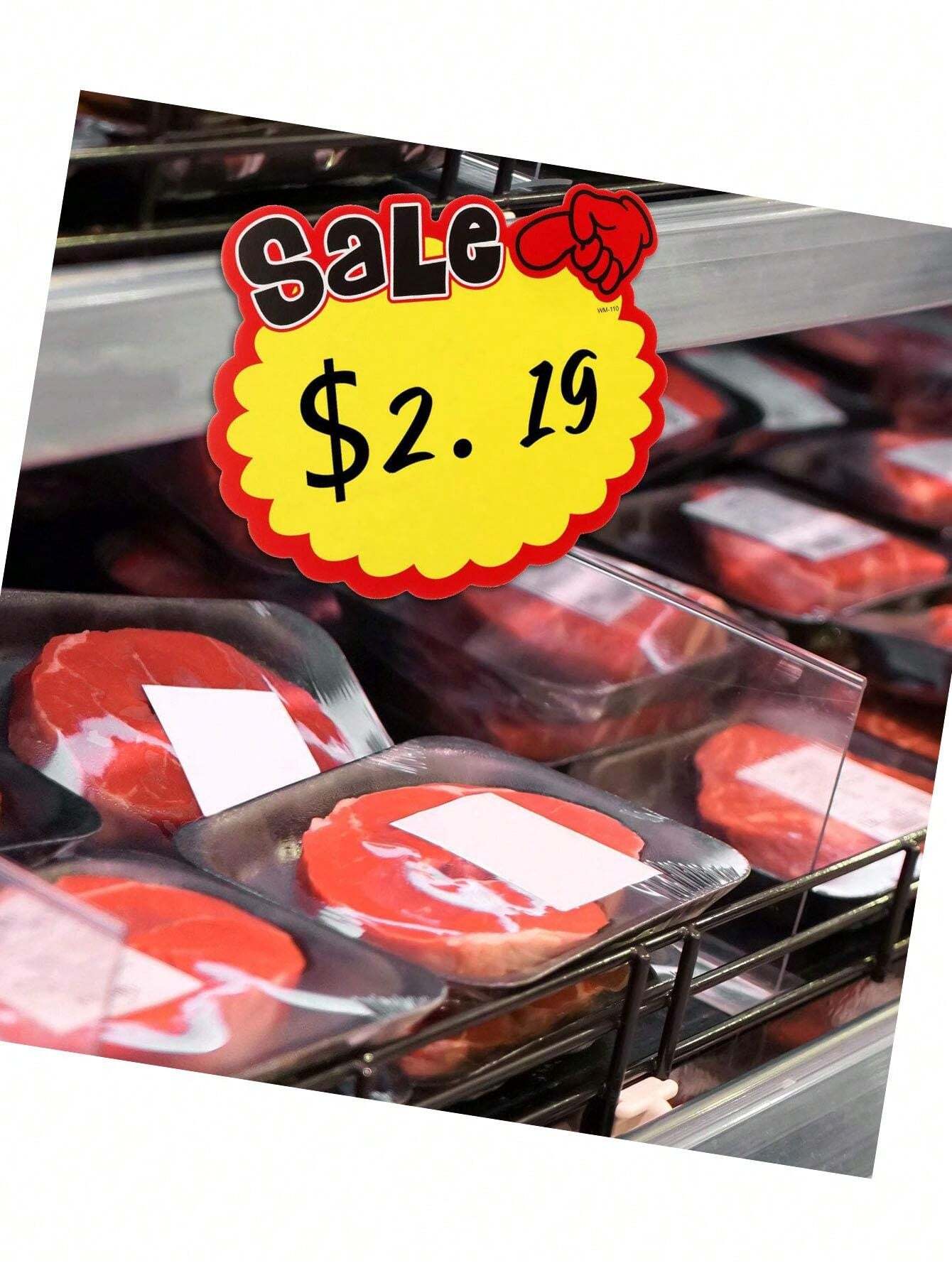 60pcs 7 X 5.5 Inch (Approximately 17.2 X 12.7cm) Starburst Sign Cards ...