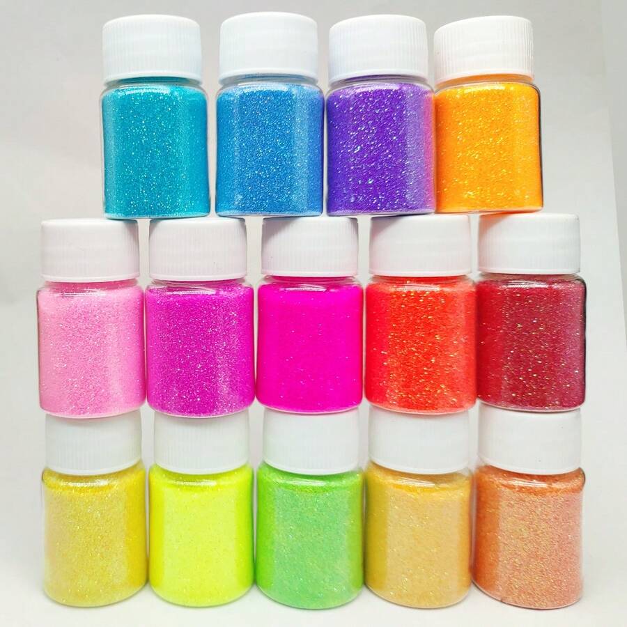 0.35oz Hot Pinkish Shiny Sugar Powder Epoxy Resin Pigment For Silicone ...