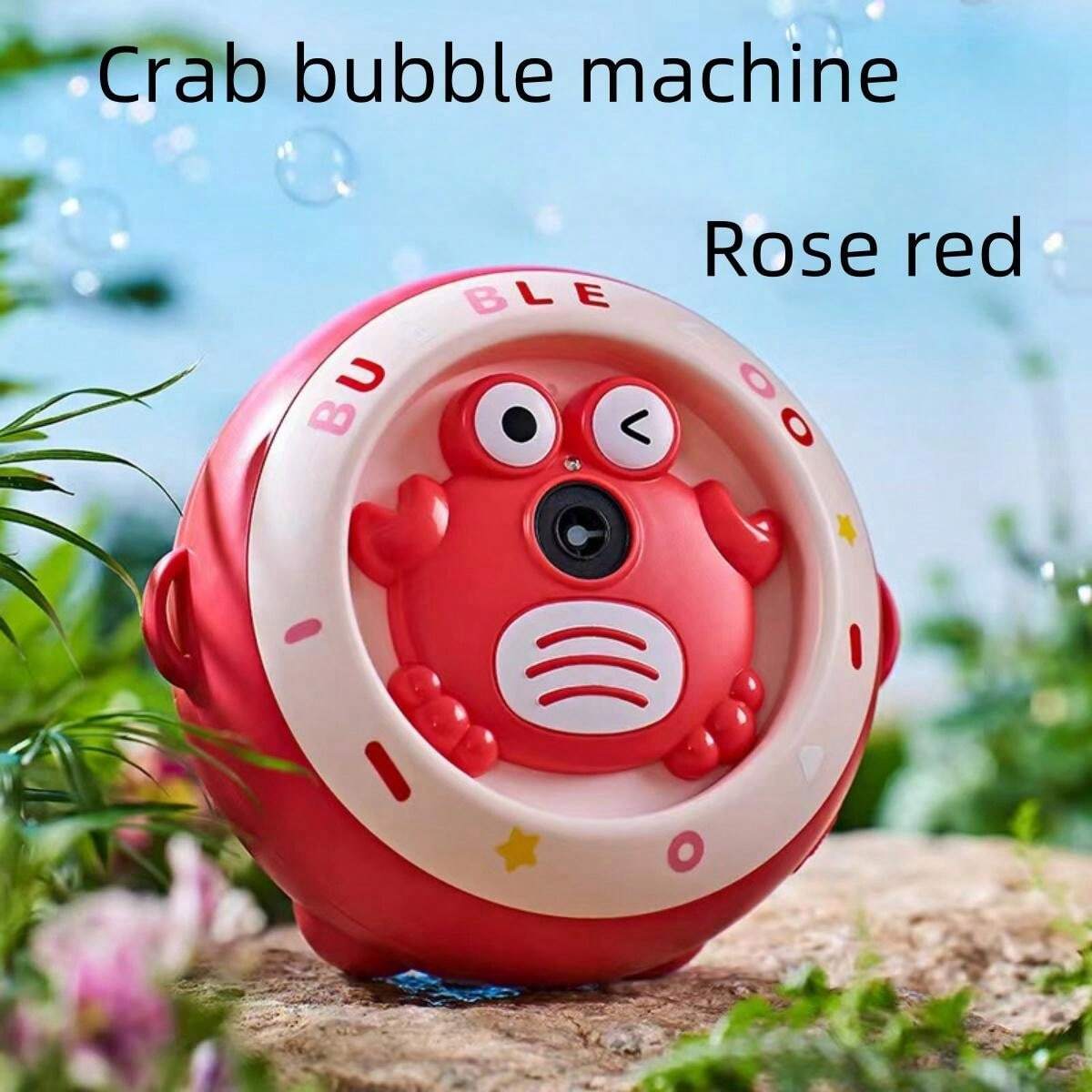 1pc Creative Cartoon Cute Crab Bubble Machine Automatic Bubble Blower ...