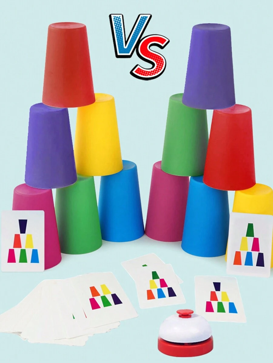 Speed Stacking Cups - Teenagers' Double Battle Set - Tabletop ...