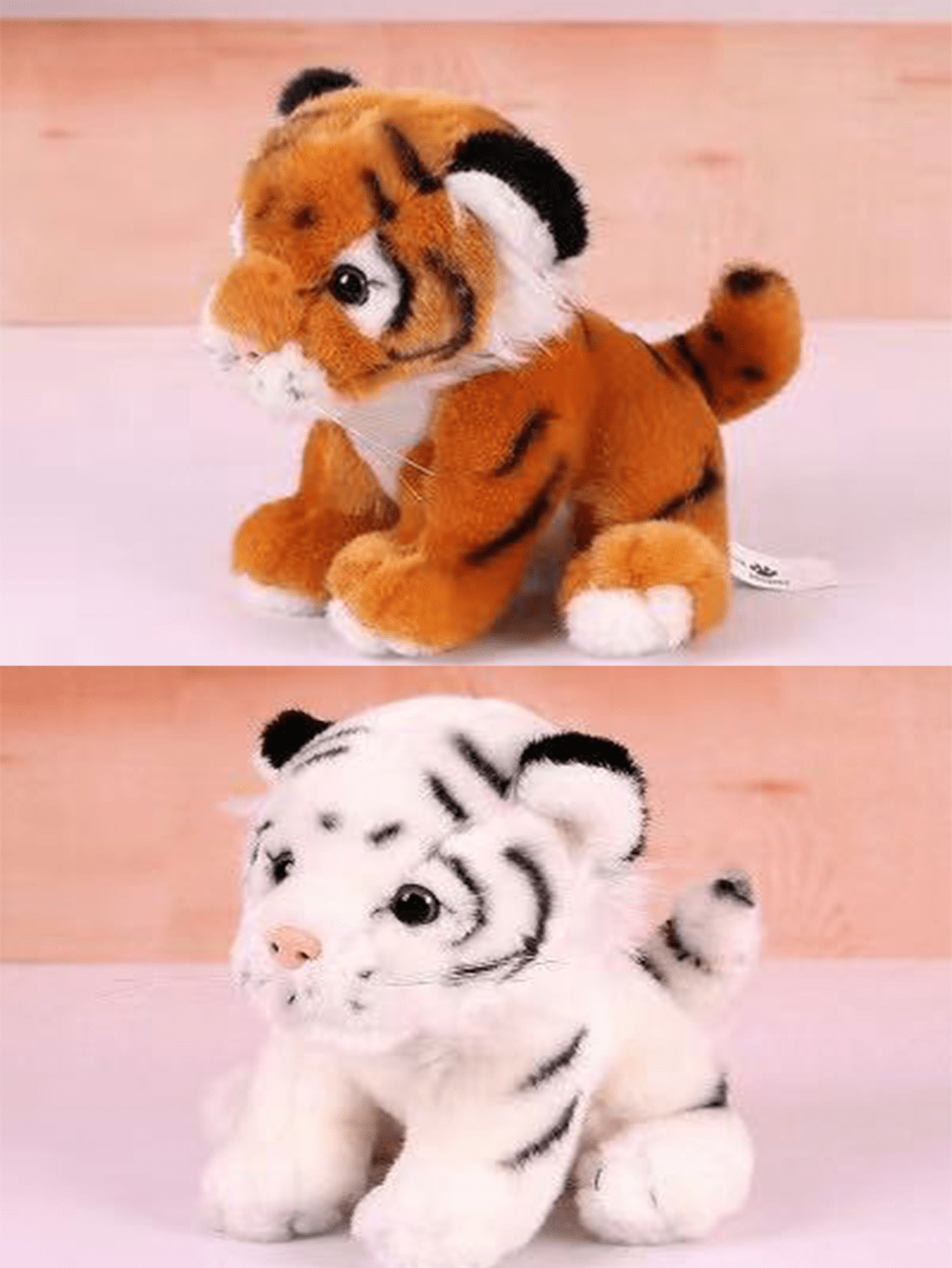 Simulation Small Tiger Plush Toy, Cute Zodiac Northeast Tiger Stuffed ...