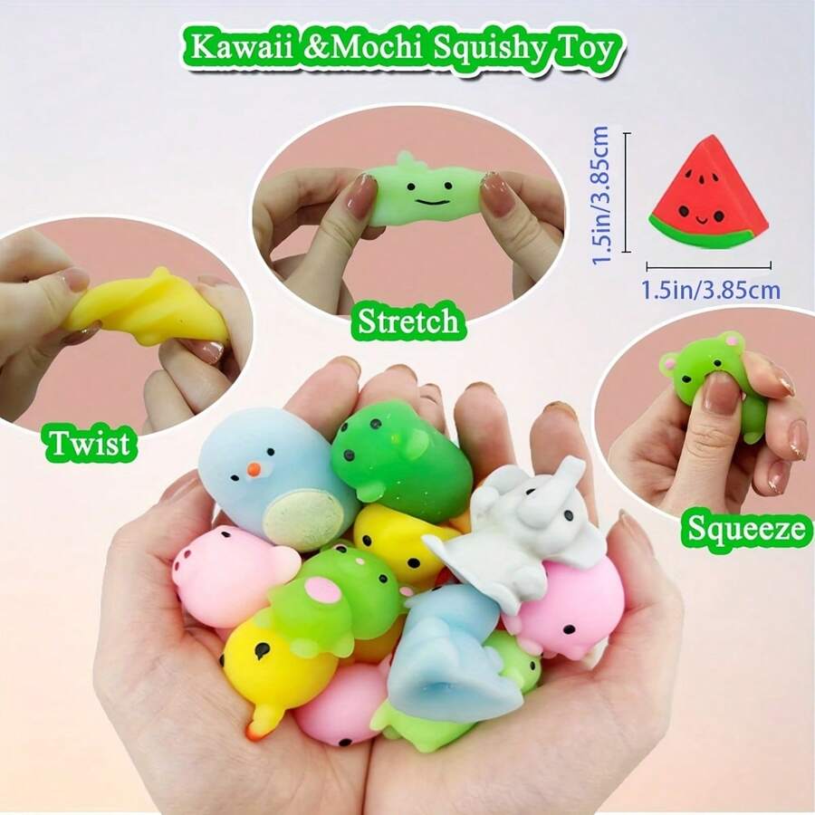 Set de 16/24/40 piezas de Squishies de estilo Kawaii de colores ...