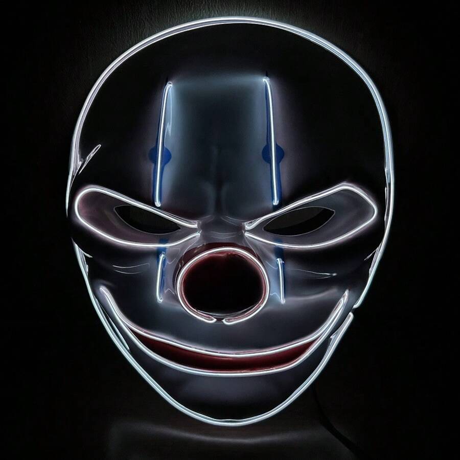 Monochromatic Luminescence Joker Joker LED Glow Mask Glow Show Ghost ...