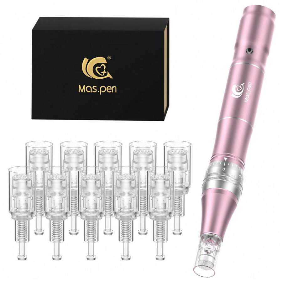 Wireless Electric Microneedling Derma Pen L1 With 10 Replaceable Needle ...