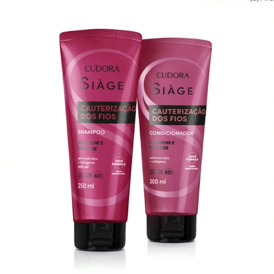 Kit Siàge Eudora Cauterização dos Fios Shampoo e condicionador | SHEIN ...