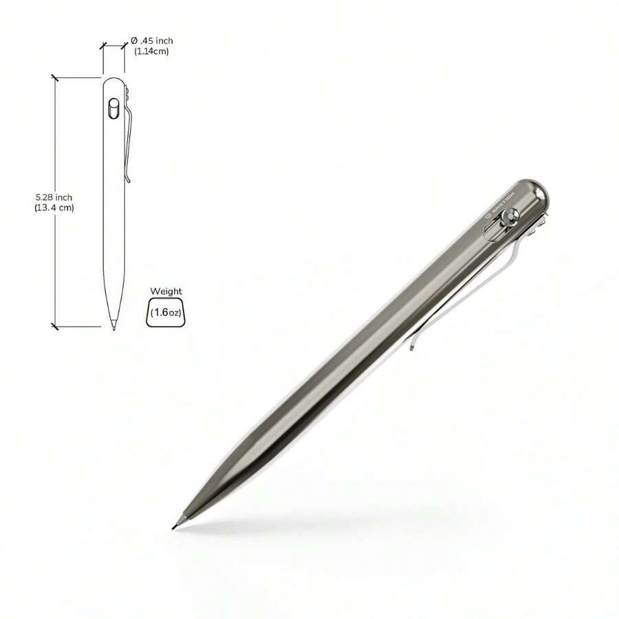 Carbon Fiber, Stainless Steel, And Titanium Mechanical Pencil Bolt ...