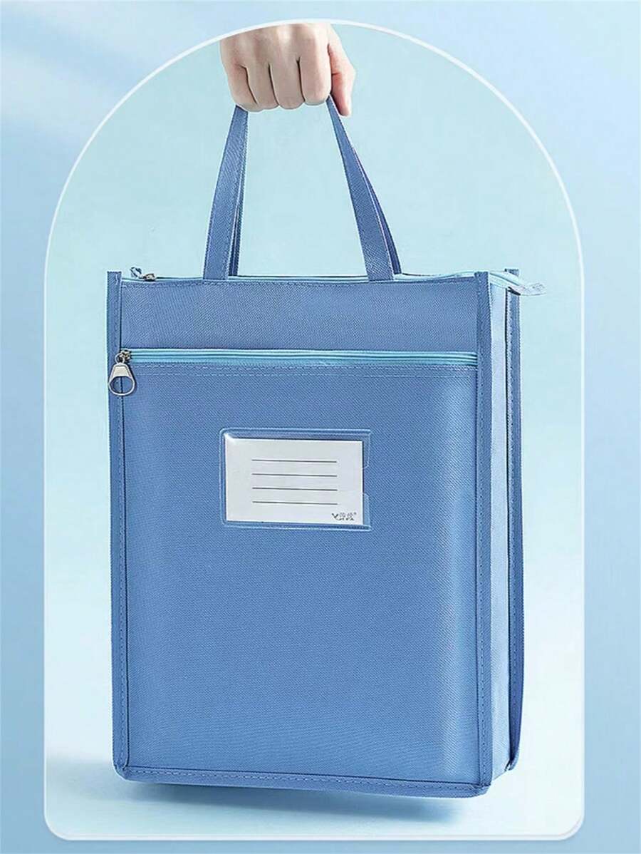 One New Beige Student Tote Bag, With High Appearance Value And Simple ...