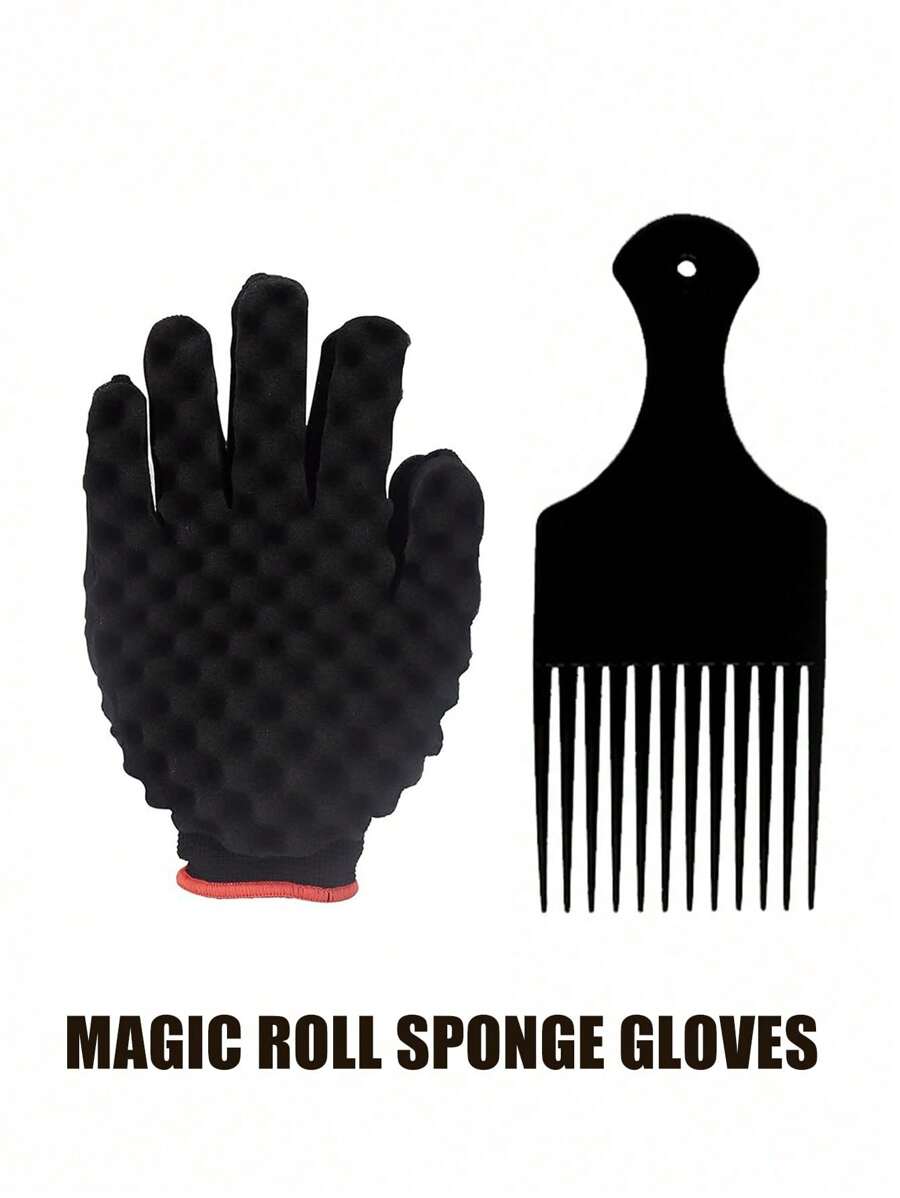 2 Pcs/Set Hair Sponges For Women Curls Magic Twist Hair Sponge, Barber ...