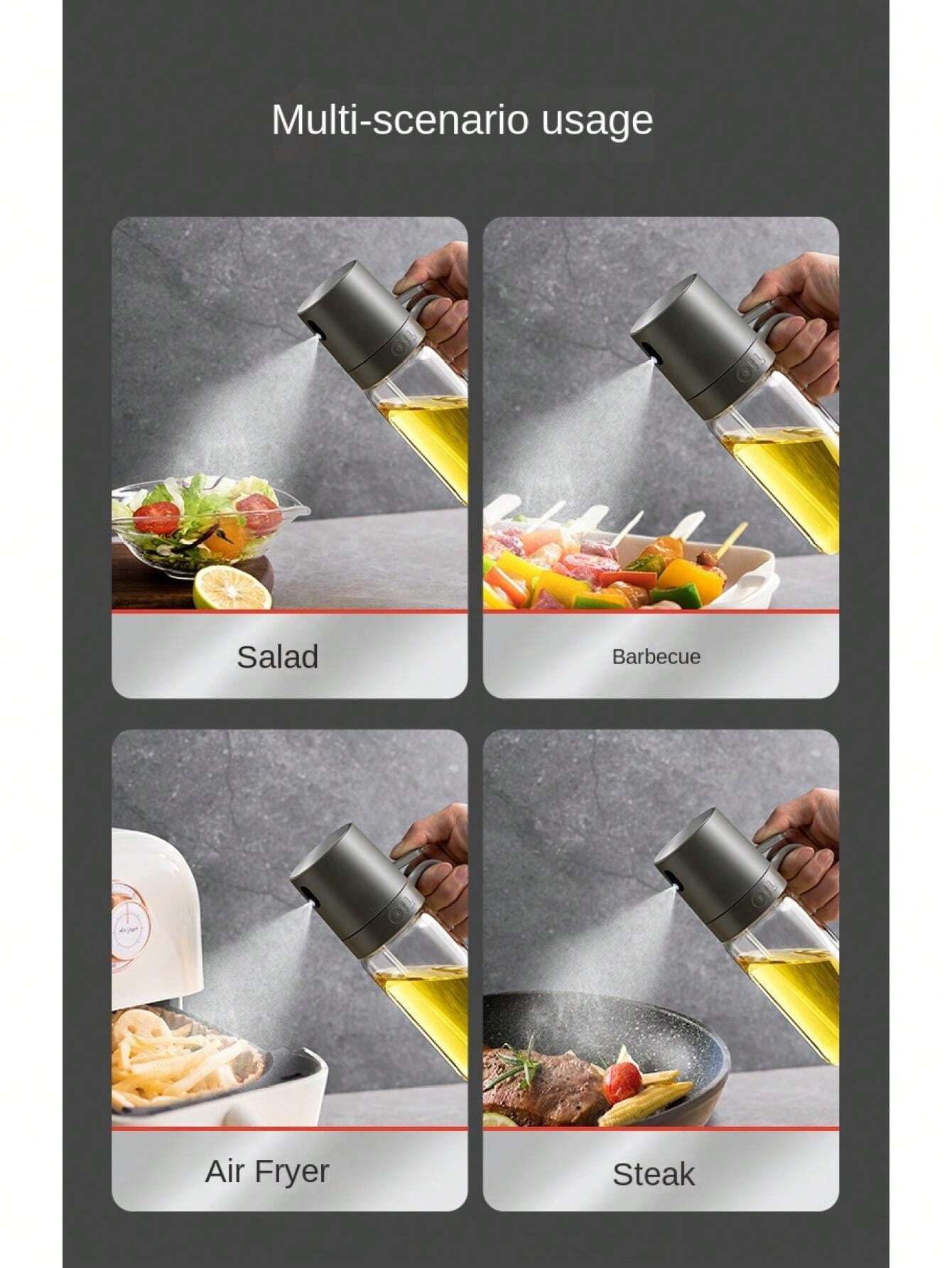 1pc Cooking Spray Cans, Olive Oil, Salad, Barbecue Spray Cans, Kitchen ...