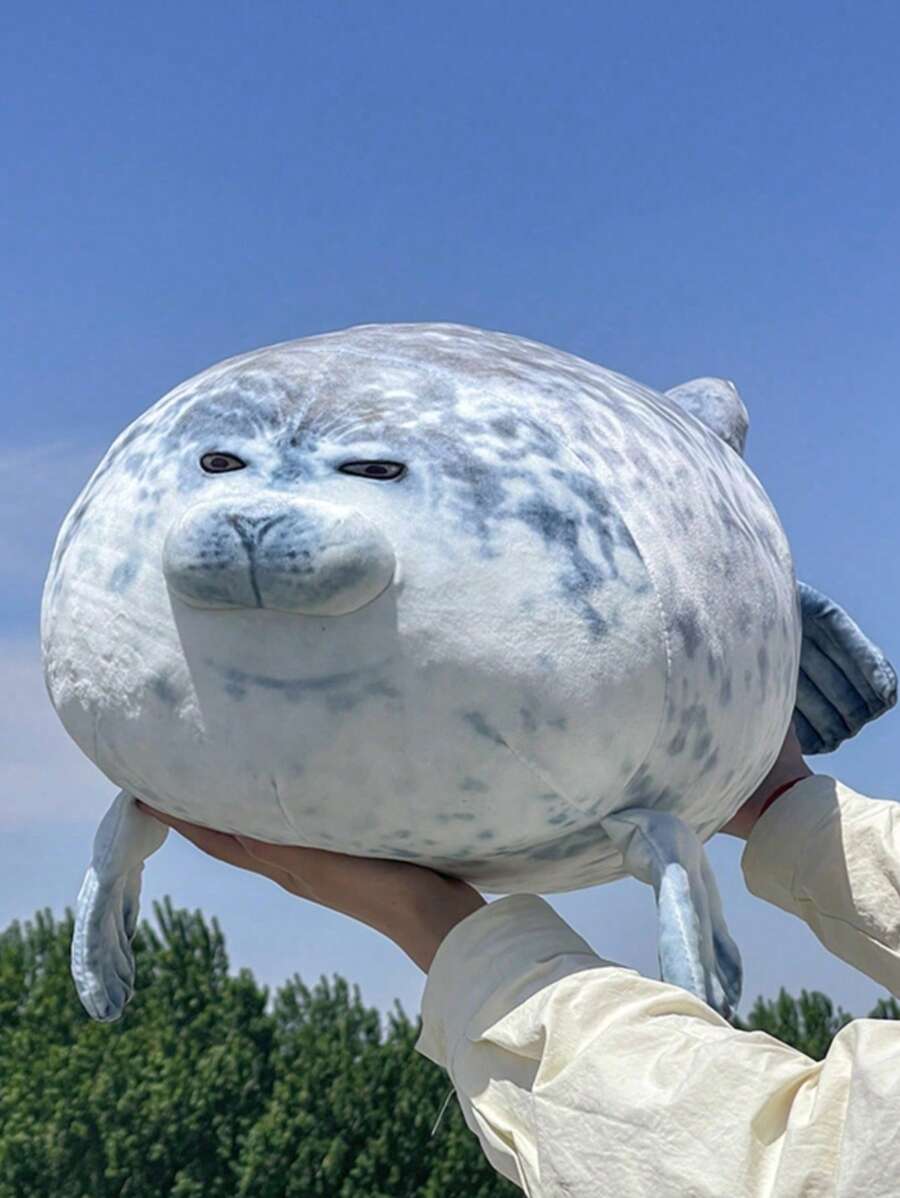 1pc Super Soft And Adorable Blue Ocean Plush Toy, A Lovely Gift For ...