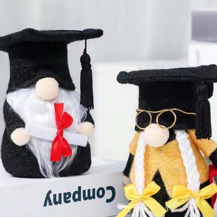 Doctoral Cap No Face Cute Cartoon Doll, Graduation Gift, Doll Toy For ...