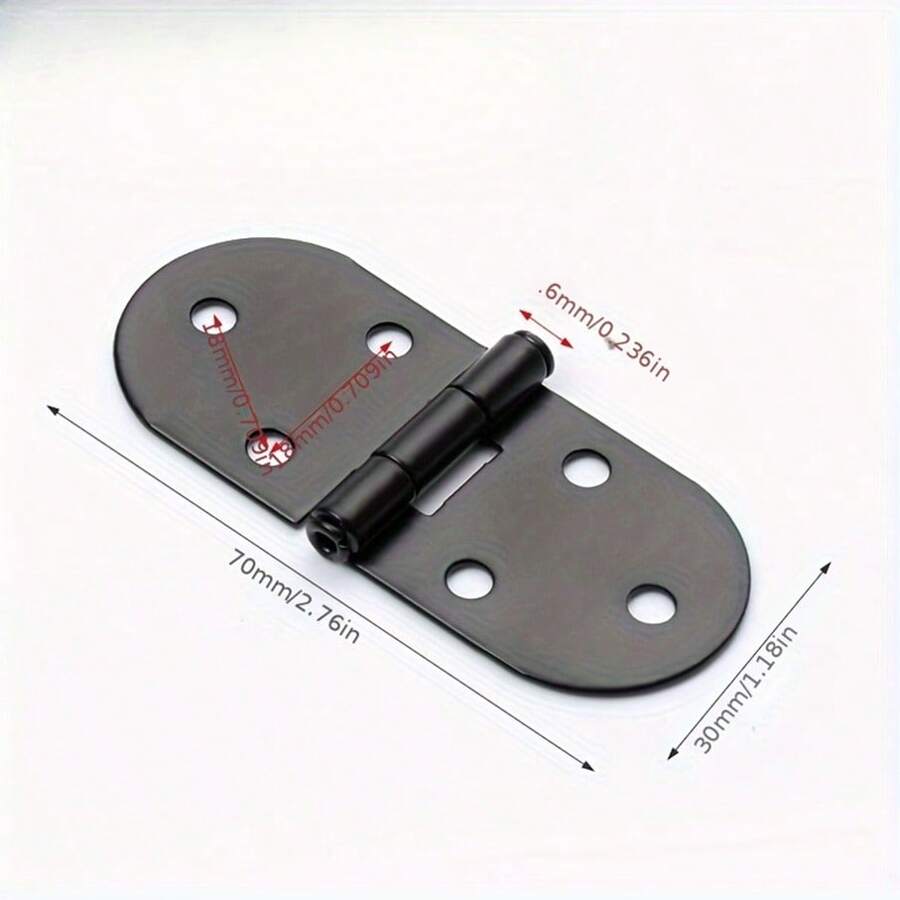 4pcs Table Hinges For Round-Edged Dining Table, Folding Tabletop Hinges ...