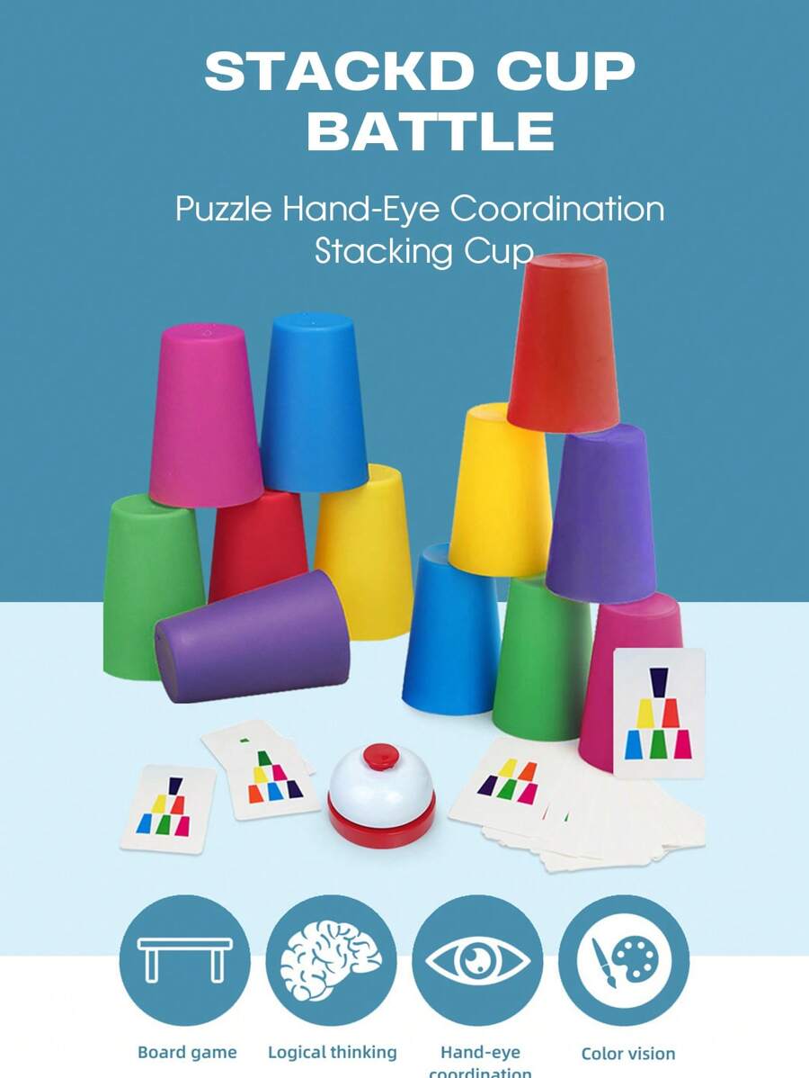 Speed Stacking Cups - Teenagers' Double Battle Set - Tabletop ...