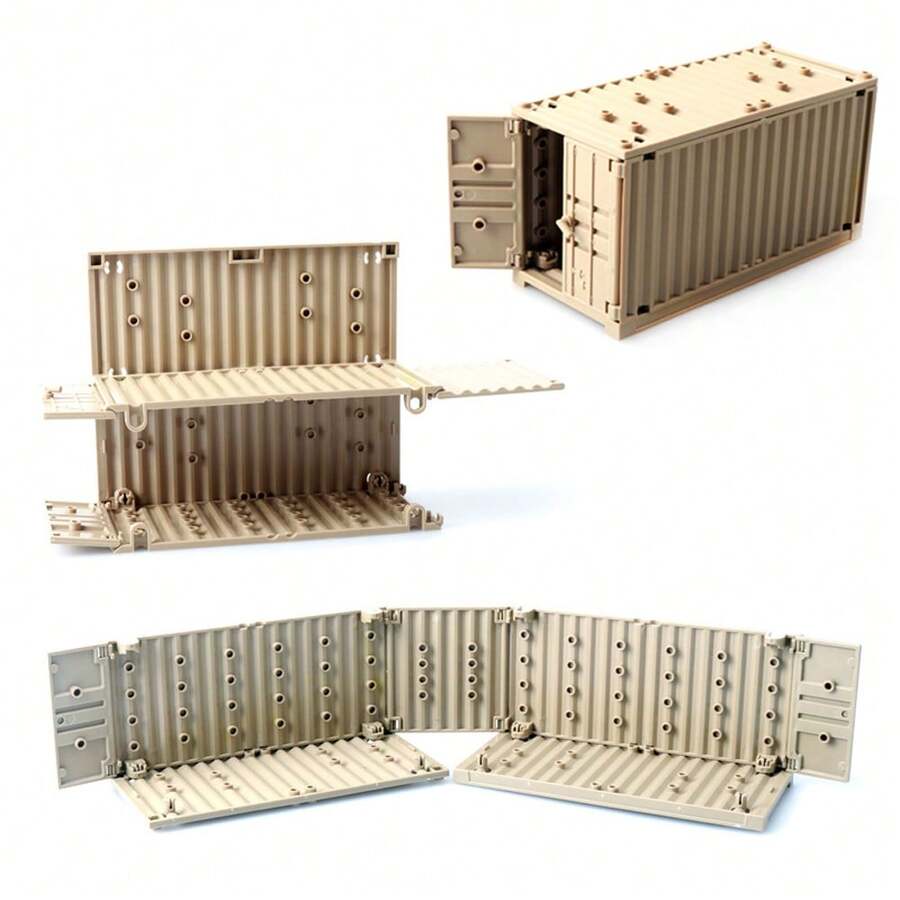 MOC Assembly Building Block Container, Multi-Color Splicing Model ...