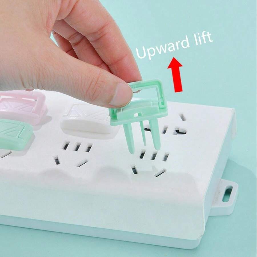 10pcs Square & Round Kids Anti-Electricity Protection Plug Cover Baby ...