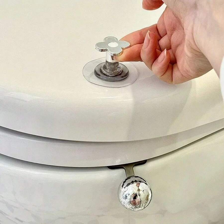 Creatief toiletdeksel, anti-vuile toiletopener, kastdeurgreep ...