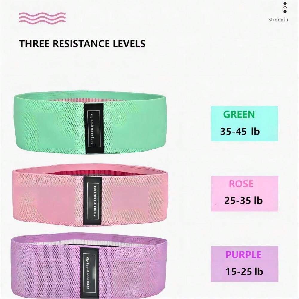 Multicolor Upgraded Yoga Fitness Elastic Band Resistance Band For Body ...