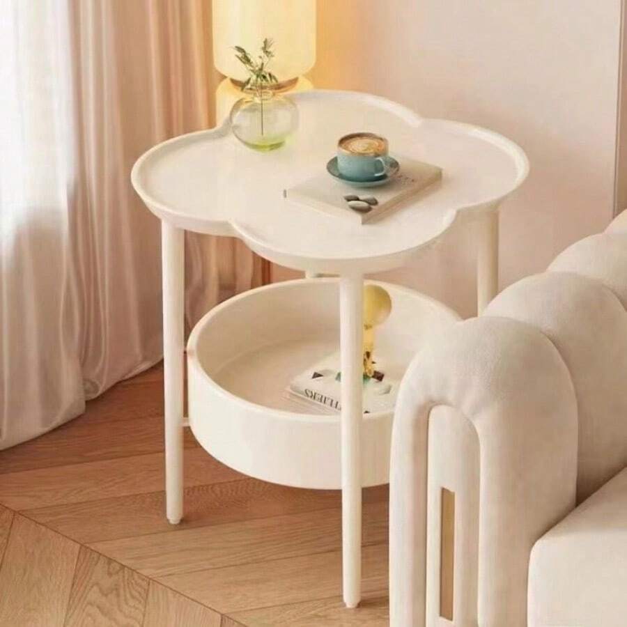 Nordic Style Side Table, Modern Sofa Corner Table, Movable Coffee Table ...